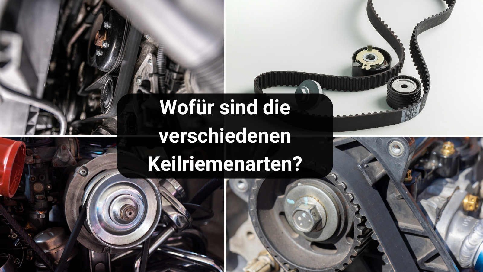 Wofür sind die verschiedenen Keilriemenarten? | Industrie Store